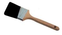 China Hollow Polyester Filament Paint Brush 2 Inch with Wood Handle - 20mm Width, 62mm Height for Professional Painting for sale