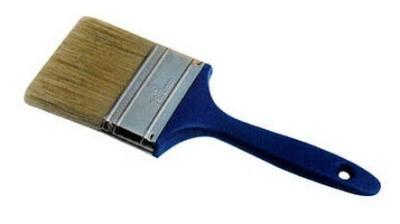 China White Bristle Trim Masonry Paint Brush Double Boiled for sale