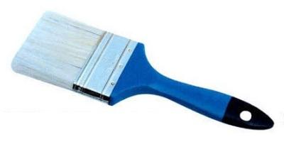 China 1 Inch Polyester House Paint Brush Chip Brush For Stain Bulk 17mm Width for sale