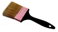China ODM White Bristle House Paint Brush 4 Inch for Exterior Wall Painting for sale