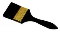 China Black Bristle Trimming Paint Brush 1-4 Inch with Polyurethane Bristles and Lacquered Wood Handle for sale