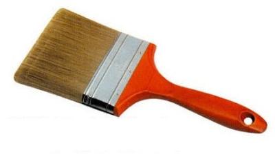 China Polyester Filament Synthetic Bristle Paint Brush 3 inch for Home Painting for sale