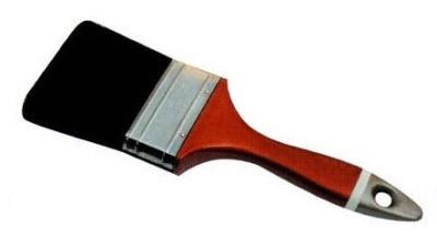 China Double Boiled Black Bristle Painting Brush For Precise And Controlled for sale
