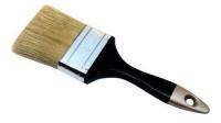 China White Bristle Synthetic Filament Paintbrush with Plastic Handle - 1