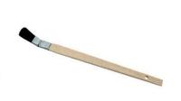 China Black Bristle Radiator Paint Brush for Lacquer Varnish - Natural Wood Handle with Tin Plated Ferrule for sale