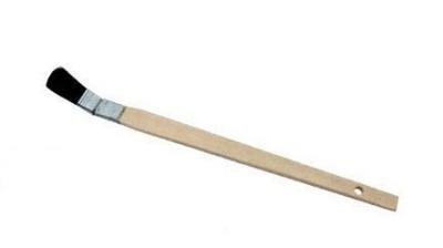 China Black Bristle Radiator Paint Brush for Lacquer Varnish - Natural Wood Handle with Tin Plated Ferrule for sale
