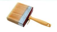 China Hollow Polyester Synthetic Filament Brush 2 Inch Chip Brush For Painting for sale