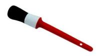 China Synthetic Black Bristle Chalk Paint Brushes for Wooden Furniture - Universal Paint & Stain Application with Plastic Handle for sale