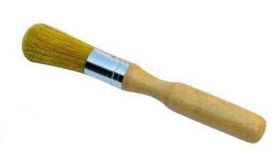 China Lacquered Wood Wax Brush for Chalk Paint with White Bristles - Universal Paint Tool for Industrial and DIY Applications for sale