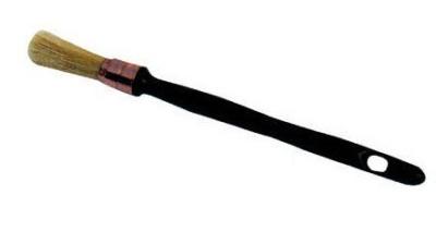 China Pure Bristle Sash Brush for Chalk Paint - 15mm, 21mm, 25mm Sizes - Natural White Bristle with Plastic Handle for sale