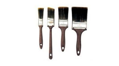 China Hollow Polyester Filament Paint Brush 50mm 2 Inch Industrial Bristle Brush for sale