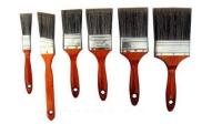 China Black Polyester Flagged Bristle Paint Brush Chip Brush Set for sale