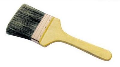 China OEM Grey Bristle Tapered Paint Brush 4 5 6 Inch for Water Based Paints for sale