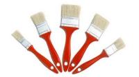 China ODM White Bristle 2 Inch Paint Brush Bulk with Plastic Handle for Industrial & Commercial Use for sale
