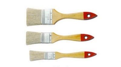 China White Natural China Bristle Paintbrushes Bulk Set - 1