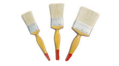China Polyester White Bristle Paint Brush - 1
