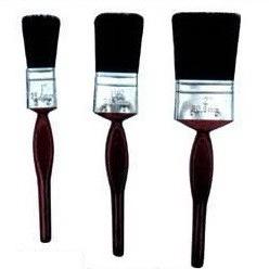 China OEM Black China Bristle Paint Brush 2 Inch Plastic Handle for Industrial Use for sale