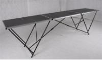 China 3M Portable Folding Aluminium Wallpaper Pasting Table 298x60x78cm with 2.7mm MDF Worktop for sale