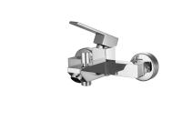 China Modern Wall Mounted Shower Mixer Taps Chrome Finish For Bathroom for sale