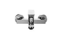 China Modern Wall Mounted Shower Mixer Taps Chrome Finish For Bathroom for sale
