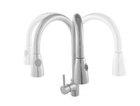 China Brass Single Handle Kitchen Faucet Mixer Taps Contemporary Style for sale