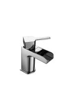 China Contemporary Chrome Polished Single Simple Basin Mixer Taps T8422AW for sale
