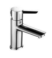 China Contemporary Single Chrome Finish Stylish Basin Mixer Taps T8822W for sale