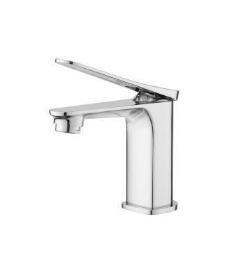China Chrome Finish Basin Mixer Taps with Deck Mounted For Bathroom T9702W for sale
