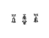 China Contemporary Concealed Basin Mixer Tap Chrome Finish Brass Material for sale