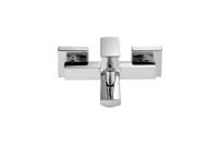 China Luxurious Wall Mounted Shower Mixer Taps Chrome Finish 3 Years Warranty for sale