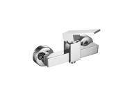 China Polished Brass Wall Mounted Shower Mixer Taps For Bathroom for sale