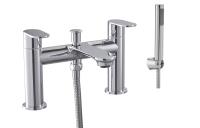 China Modern Bath Shower Mixer Taps  0.5 Bar -3.0 Bar with Double Handle for sale
