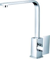 China Contemporary Kitchen Mixer Taps Faucets Brass Material With Single Handle for sale