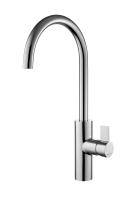 China Single Handle Polished Kitchen Mixer Taps With Chrome Finish T81063 for sale