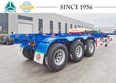 China 3 Axle Skeleton Trailer Exported To Tanzania for sale