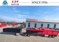 China Superlink Drop Side Trailer 20FT +40FT 2 Axles Drop Side Interlink Trailer for sale