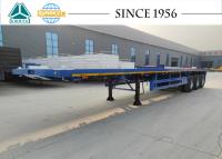 China Tri Axle Container Trailer For Sale Tri-Axle Container Trailer Flatbed Trailer for sale