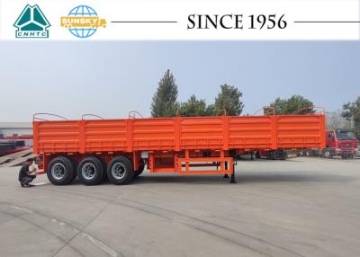 China Bulk Cargo Semi Trailer Dropside Semi Trailer Grain Trailer For Sale In Africa for sale