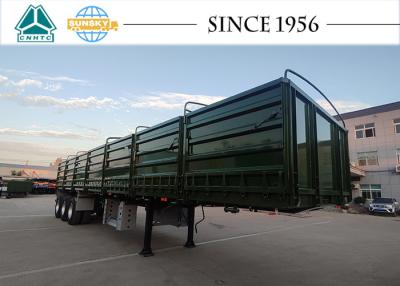 China Side Board Trailer Heavy-Duty Sidewall Trailer Bulk Cargo Semi Trailer for sale