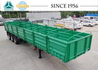 China 30 Tonne Triaxle Trailers 30 Ton Tri-Axle Trailer Cargo Fence Semi Trailer for sale