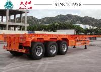 China 40 FT 3 Axles Skeleton Trailer High Durability For Container Transport for sale