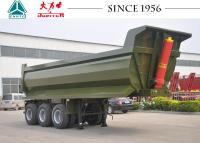 China Durable Heavy Duty Tipper Trailer U Shape 40 Ton Payload With Long Lifespan for sale