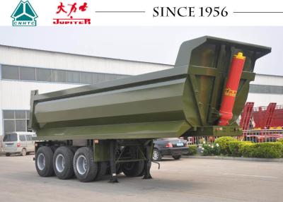 China Durable Heavy Duty Tipper Trailer U Shape 40 Ton Payload With Long Lifespan for sale