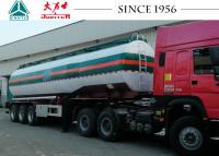 China Durable Fuel Tanker Trailer 40000 Liters Capacity High Tensile Q345B Steel Material for sale