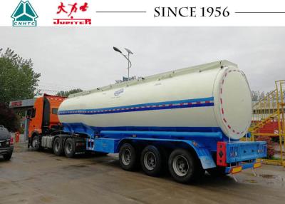 China 40000 Liters Petroleum Tanker Trailer Top Loading For Diesel Transport for sale