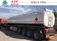 China ADR Standard Fuel Tanker Trailer 45000 Liters Capacity With Airbag And Lifting for sale
