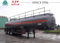 China 3 Axles 30000 Liters Fuel Tanker Trailer High Tensile Q345B Steel Material for sale