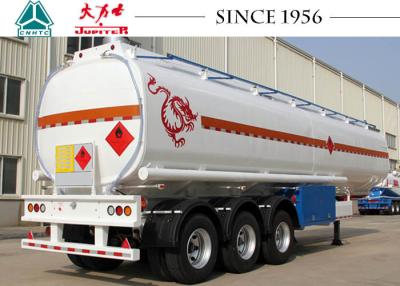 China Easy Maintenance Fuel Tanker Trailer 40000 Kgs Payload 11500*2500*3700mm Dimension for sale