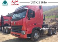 China A7 6X4 10 Wheeler HOWO Tractor Truck Euro IV 400L Fuel Tank With 10 Forward Speed for sale