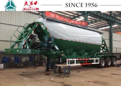 China 40CBM 3 Axles Bulk Cement Tanker Trailer With WeiChai 4100 Diesel Engine for sale